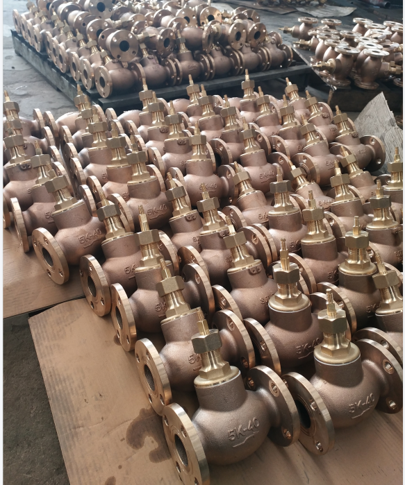 Marine Bronze Globe Valve JIS F7303 16K IMPA750141 IMPA750142 ...