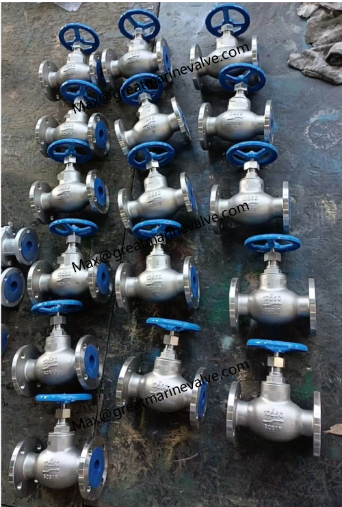 JIS F 7303 16K SCS16 Stainless Steel Globe Valves SS VALVE SERIES JIS ...
