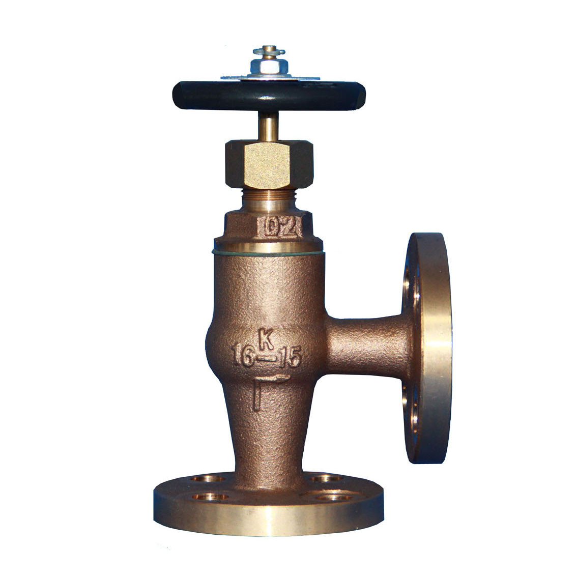 Marine Bronze Angle Valve JIS F7304 16K IMPA750151 IMPA750152 ...