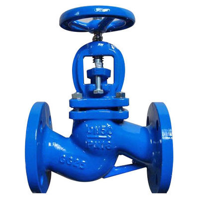DIN Cast Iron Flanged Globe Valve PN6/10/16/25/40/64 Face to face as ...