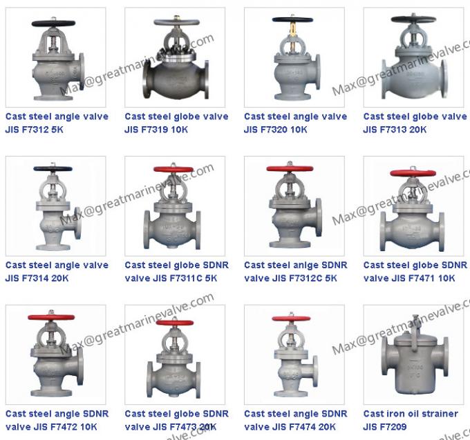 Marine Cast Iron Gate Valve JIS F7363 5K DN50--DN350